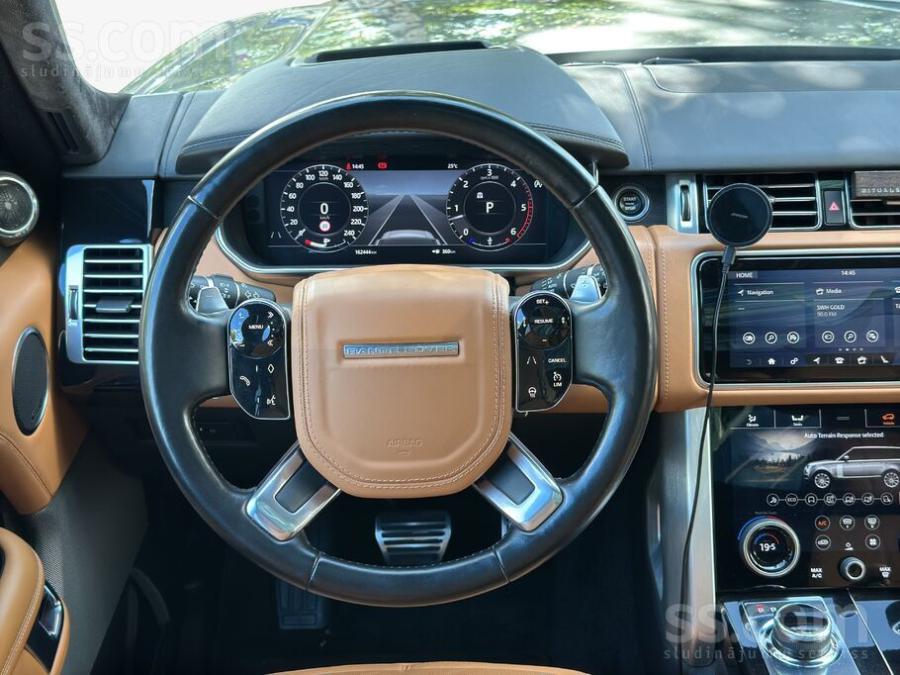 Pelēks Land Rover Range Rover 2018 Rīga, ar dzinēja tilpumu 4.40 L un nobraukumu 163 tūkst. km par 47990 €, foto 9 vietnē AUTOMOTO.COM.LV