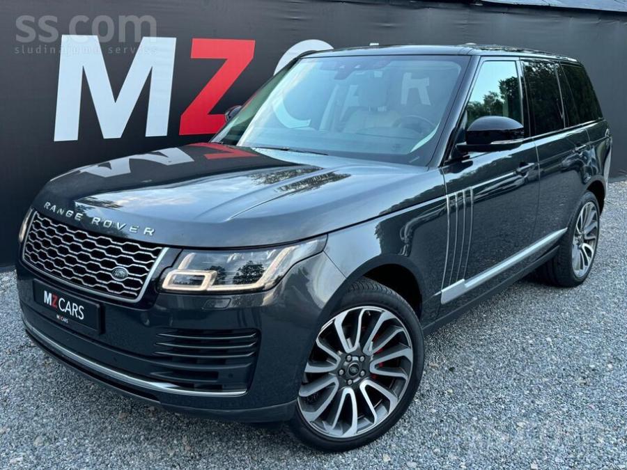 Grey Land Rover Range Rover 2019 in Riga, with an engine capacity of 3.00 L and mileage of 152 thousand km for 38500 €, photo 2 on AUTOMOTO.COM.LV