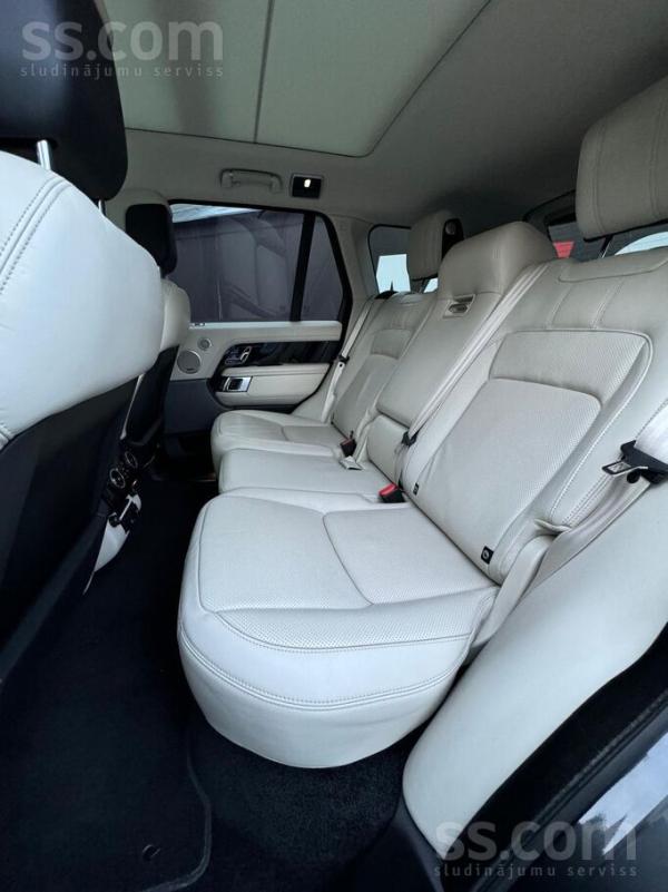 Pelēks Land Rover Range Rover 2019 Rīga, ar dzinēja tilpumu 3.00 L un nobraukumu 152 tūkst. km par 38500 €, foto 6 vietnē AUTOMOTO.COM.LV