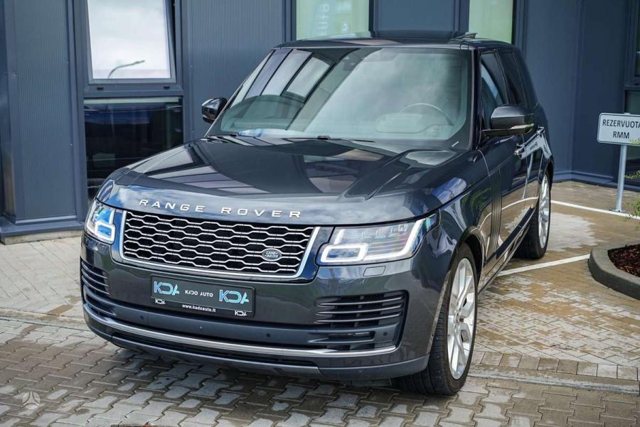Grey Land Rover Range Rover 2019 in Kaunas, with an engine capacity of 4.37 L and mileage of 172 thousand km for 39450 €, photo 6 on AUTOMOTO.COM.LV