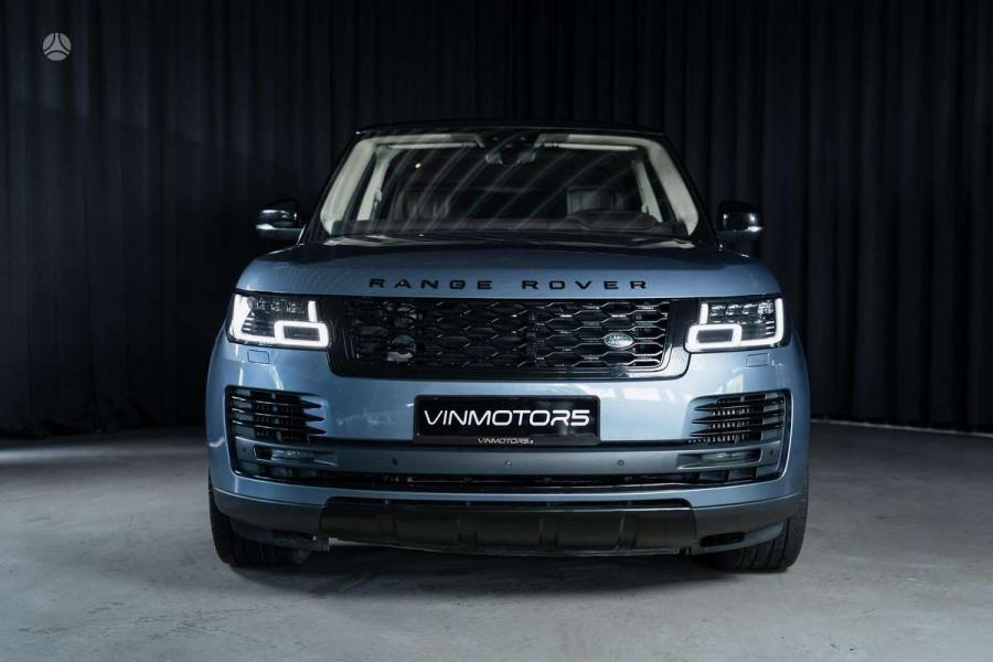 Grey Land Rover Range Rover 2019 in Vilnius, with an engine capacity of 4.37 L and mileage of 161 thousand km for 49999 €, photo 3 on AUTOMOTO.COM.LV