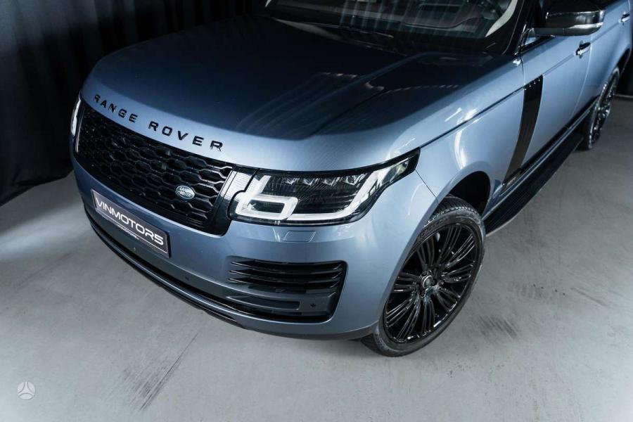 Grey Land Rover Range Rover 2019 in Vilnius, with an engine capacity of 4.37 L and mileage of 161 thousand km for 49999 €, photo 8 on AUTOMOTO.COM.LV
