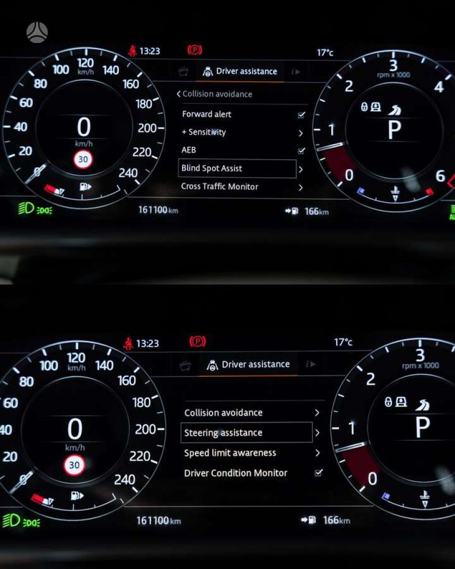 Grey Land Rover Range Rover 2019 in Vilnius, with an engine capacity of 4.37 L and mileage of 161 thousand km for 49999 €, photo 22 on AUTOMOTO.COM.LV