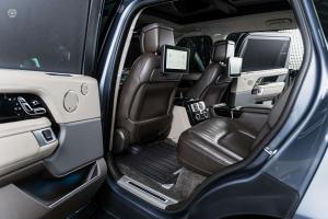 Grey Land Rover Range Rover 2019 in Vilnius, with an engine capacity of 4.37 L and mileage of 161 thousand km for 49999 €, photo 33 on AUTOMOTO.COM.LV