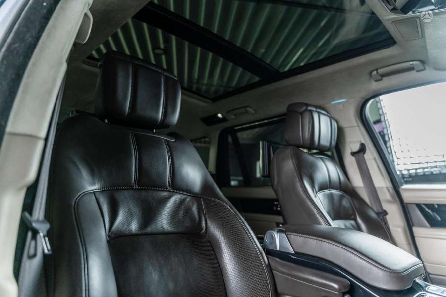 Grey Land Rover Range Rover 2019 in Vilnius, with an engine capacity of 4.37 L and mileage of 161 thousand km for 49999 €, photo 38 on AUTOMOTO.COM.LV
