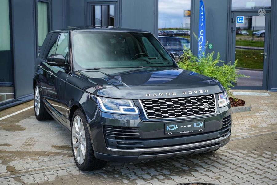 Pelēks Land Rover Range Rover 2019 Kauņa, ar dzinēja tilpumu 4.37 L un nobraukumu 172 tūkst. km par 37950 €, foto 3 vietnē AUTOMOTO.COM.LV