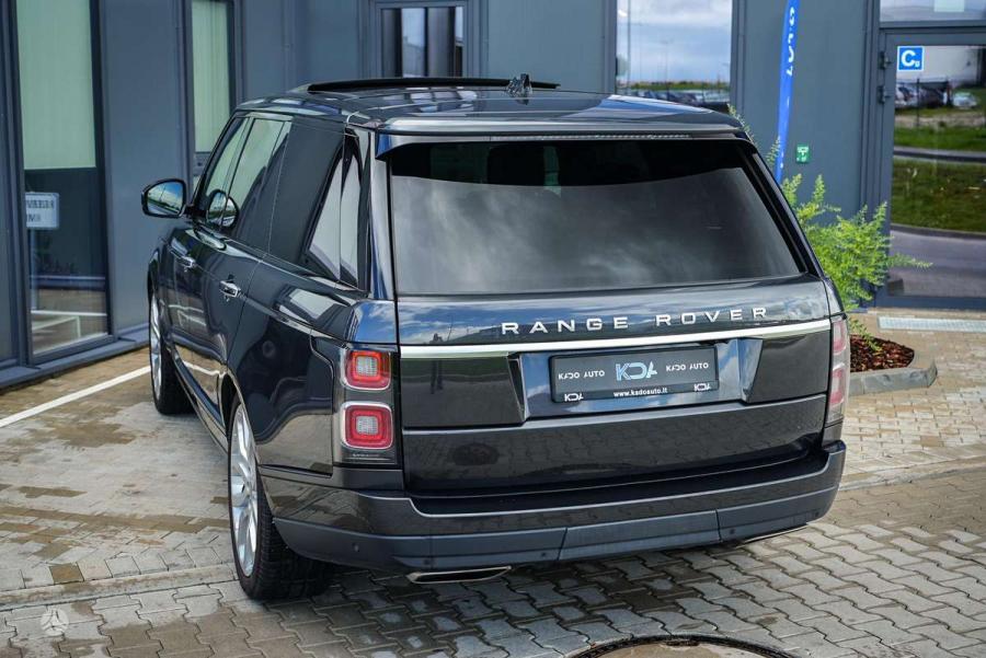 Pelēks Land Rover Range Rover 2019 Kauņa, ar dzinēja tilpumu 4.37 L un nobraukumu 172 tūkst. km par 37950 €, foto 11 vietnē AUTOMOTO.COM.LV