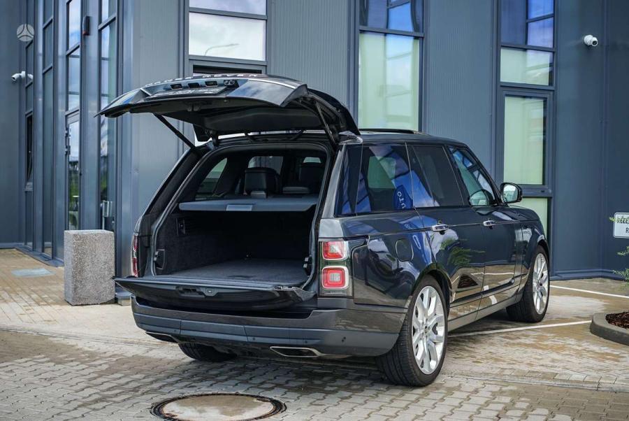 Pelēks Land Rover Range Rover 2019 Kauņa, ar dzinēja tilpumu 4.37 L un nobraukumu 172 tūkst. km par 37950 €, foto 15 vietnē AUTOMOTO.COM.LV