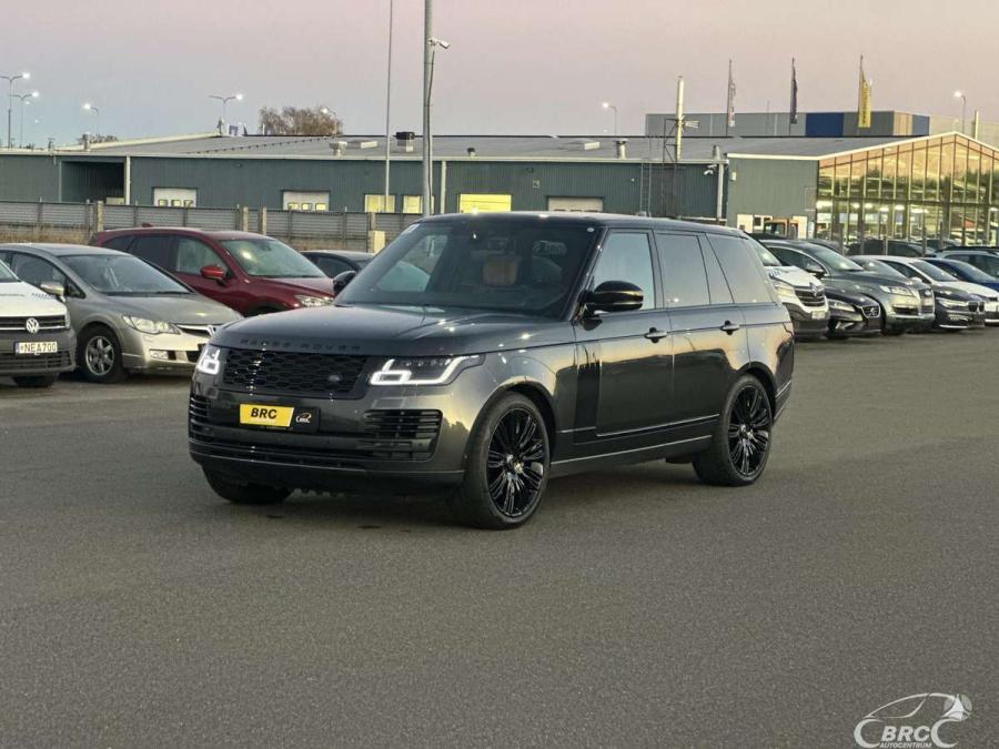 Grey Land Rover Range Rover 2020 in Vilnius, with an engine capacity of 4.37 L and mileage of 125 thousand km for 53900 €, photo 24 on AUTOMOTO.COM.LV