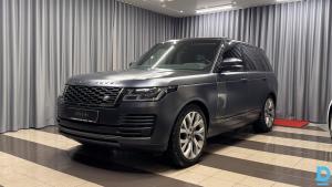 Pelēks Land Rover Range Rover 2020 Mārupe, ar dzinēja tilpumu 3.00 L un nobraukumu 138 tūkst. km par 47990 €, foto  vietnē AUTOMOTO.COM.LV