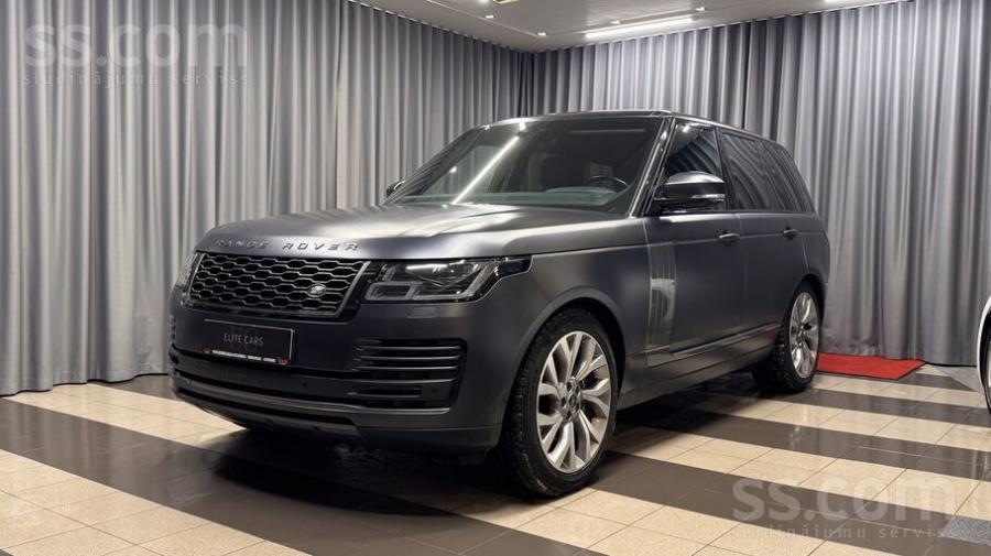 Pelēks Land Rover Range Rover 2020 Rīga, ar dzinēja tilpumu 3.00 L un nobraukumu 138 tūkst. km par 44490 €, foto 1 vietnē AUTOMOTO.COM.LV