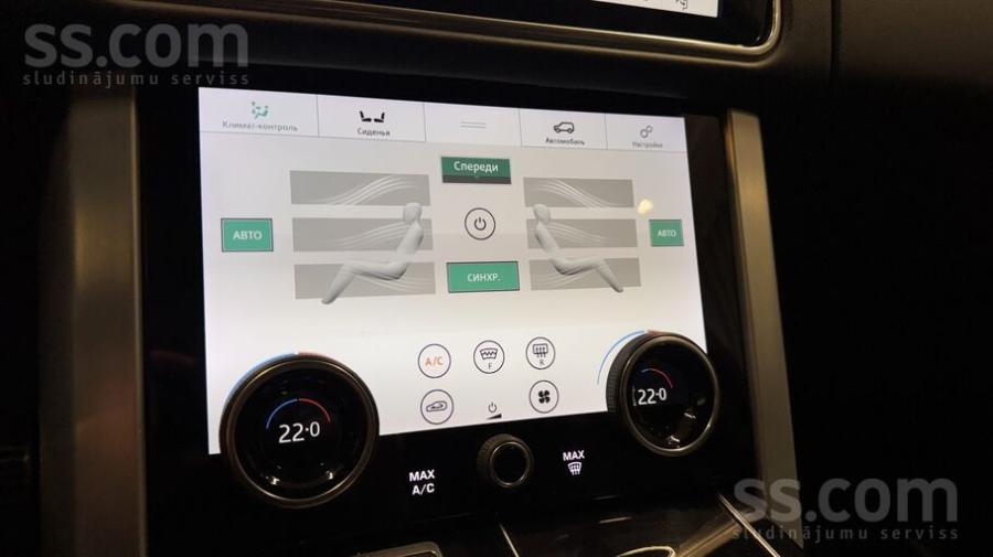 Pelēks Land Rover Range Rover 2020 Rīga, ar dzinēja tilpumu 3.00 L un nobraukumu 138 tūkst. km par 44490 €, foto 20 vietnē AUTOMOTO.COM.LV