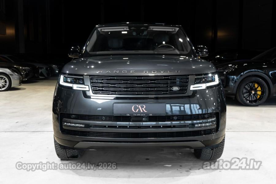 Pelēks Land Rover Range Rover 2024 Rīga, ar dzinēja tilpumu 4.40 L un nobraukumu 19 tūkst. km par 157179 €, foto 3 vietnē AUTOMOTO.COM.LV