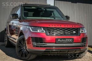 Sarkans Land Rover Range Rover 2018 Tukums, ar dzinēja tilpumu 4.40 L un nobraukumu 219 tūkst. km par 46990 €, foto  vietnē AUTOMOTO.COM.LV