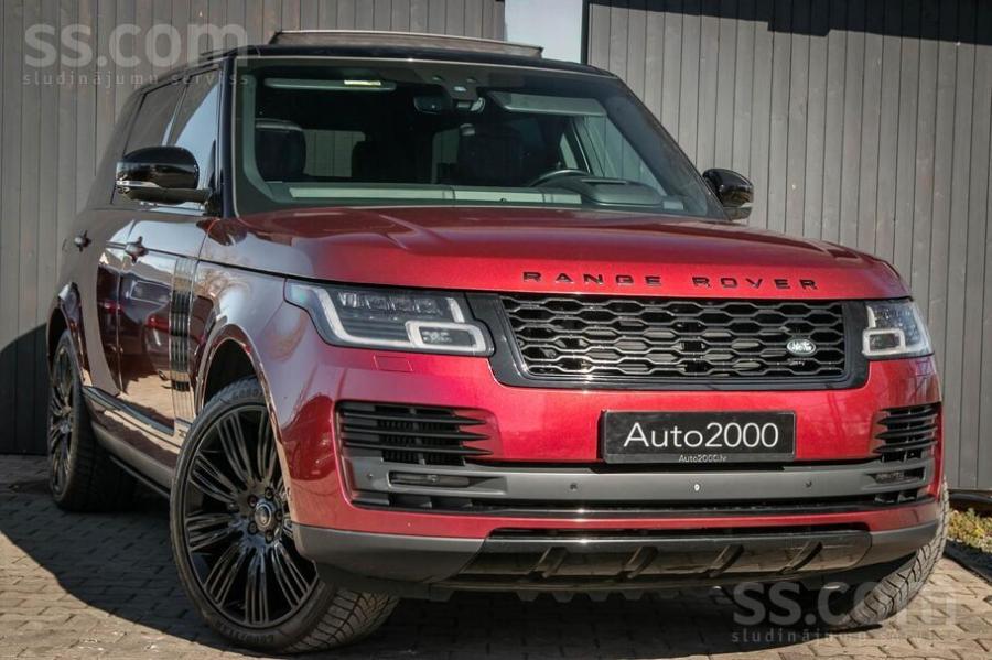 Red Land Rover Range Rover 2018 in Tukums, with an engine capacity of 4.40 L and mileage of 219 thousand km for 46990 €, photo 1 on AUTOMOTO.COM.LV