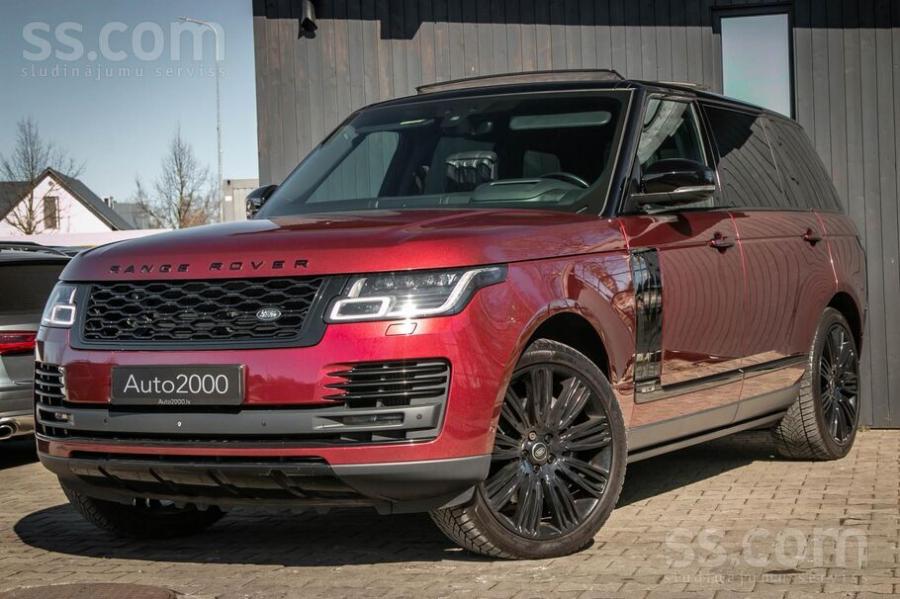 Red Land Rover Range Rover 2018 in Tukums, with an engine capacity of 4.40 L and mileage of 219 thousand km for 46990 €, photo 4 on AUTOMOTO.COM.LV