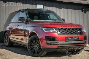 Red Land Rover Range Rover 2018 in Tukums, with an engine capacity of 4.40 L and mileage of 219 thousand km for 46990 €, photo 5 on AUTOMOTO.COM.LV