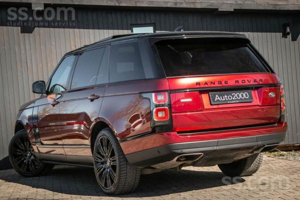 Sarkans Land Rover Range Rover 2018 Tukums, ar dzinēja tilpumu 4.40 L un nobraukumu 219 tūkst. km par 46990 €, foto 6 vietnē AUTOMOTO.COM.LV