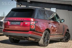 Red Land Rover Range Rover 2018 in Tukums, with an engine capacity of 4.40 L and mileage of 219 thousand km for 46990 €, photo 7 on AUTOMOTO.COM.LV
