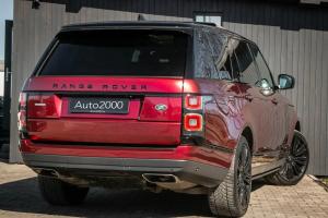 Red Land Rover Range Rover 2018 in Tukums, with an engine capacity of 4.40 L and mileage of 219 thousand km for 39990 €, photo 3 on AUTOMOTO.COM.LV