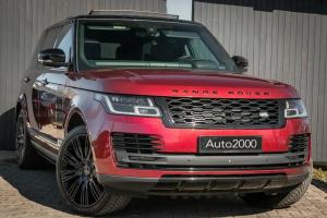 Red Land Rover Range Rover 2018 in Tukums, with an engine capacity of 4.40 L and mileage of 219 thousand km for 39990 €, photo 4 on AUTOMOTO.COM.LV