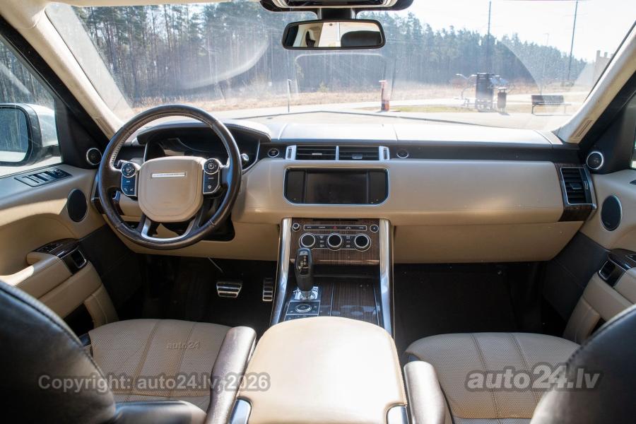 Beige Land Rover Range Rover Sport 2014 in Tallinn, with an engine capacity of 4.40 L and mileage of 378 thousand km for 17500 €, photo 17 on AUTOMOTO.COM.LV