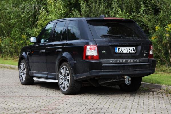 Black Land Rover Range Rover Sport 2005 in Riga, with an engine capacity of 2.70 L and mileage of 392 thousand km for 3495 €, photo 4 on AUTOMOTO.COM.LV