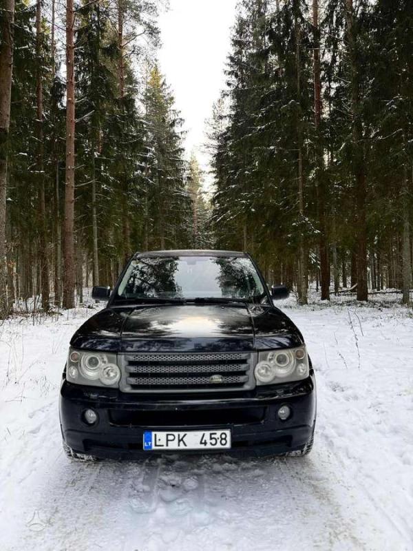 Melns Land Rover Range Rover Sport 2006 Šauļi, ar dzinēja tilpumu 2.72 L un nobraukumu 280 tūkst. km par 3500 €, foto 10 vietnē AUTOMOTO.COM.LV