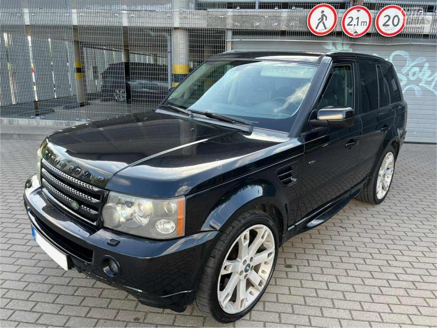 Melns Land Rover Range Rover Sport 2006 Kauņa, ar dzinēja tilpumu 2.70 L un nobraukumu 310 tūkst. km par 3850 €, foto 1 vietnē AUTOMOTO.COM.LV