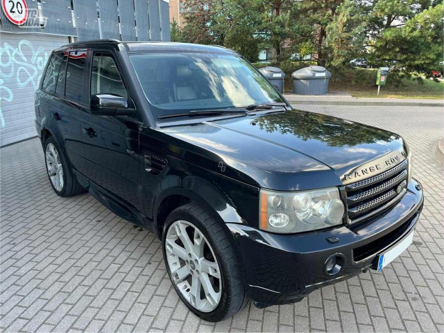 Melns Land Rover Range Rover Sport 2006 Kauņa, ar dzinēja tilpumu 2.70 L un nobraukumu 310 tūkst. km par 3850 €, foto 2 vietnē AUTOMOTO.COM.LV