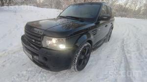 Black Land Rover Range Rover Sport 2006 in Riga, with an engine capacity of 2.70 L and mileage of 250 thousand km for 3500 €, photo  on AUTOMOTO.COM.LV