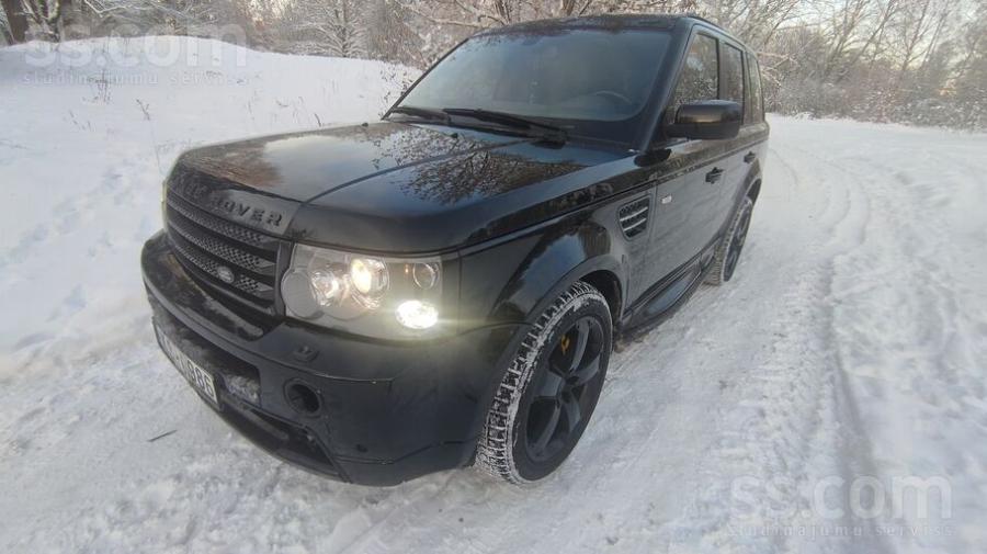 Black Land Rover Range Rover Sport 2006 in Riga, with an engine capacity of 2.70 L and mileage of 250 thousand km for 3500 €, photo 1 on AUTOMOTO.COM.LV