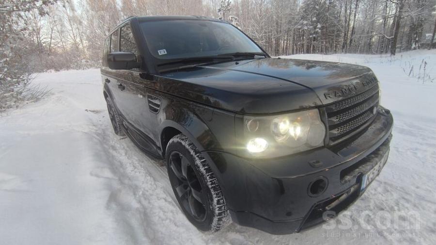 Black Land Rover Range Rover Sport 2006 in Riga, with an engine capacity of 2.70 L and mileage of 250 thousand km for 3500 €, photo 3 on AUTOMOTO.COM.LV