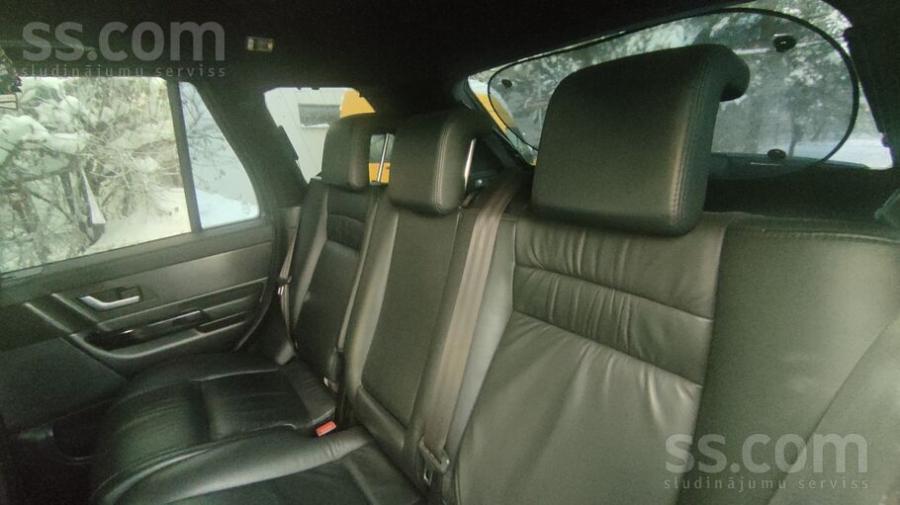 Black Land Rover Range Rover Sport 2006 in Riga, with an engine capacity of 2.70 L and mileage of 250 thousand km for 3500 €, photo 8 on AUTOMOTO.COM.LV
