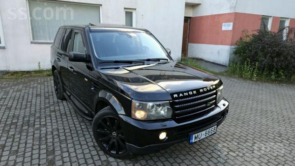 Black Land Rover Range Rover Sport 2006 in Riga, with an engine capacity of 2.70 L and mileage of 318 thousand km for 4800 €, photo 2 on AUTOMOTO.COM.LV