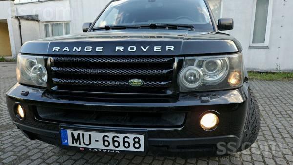 Black Land Rover Range Rover Sport 2006 in Riga, with an engine capacity of 2.70 L and mileage of 318 thousand km for 4800 €, photo 9 on AUTOMOTO.COM.LV