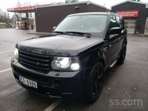 Melns Land Rover Range Rover Sport 2006 Rīga, ar dzinēja tilpumu 2.70 L un nobraukumu 250 tūkst. km par 6000 €, foto  vietnē AUTOMOTO.COM.LV
