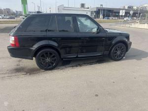 Melns Land Rover Range Rover Sport 2006 Viļņa, ar dzinēja tilpumu 2.70 L un nobraukumu 250 tūkst. km par 4500 €, foto  vietnē AUTOMOTO.COM.LV
