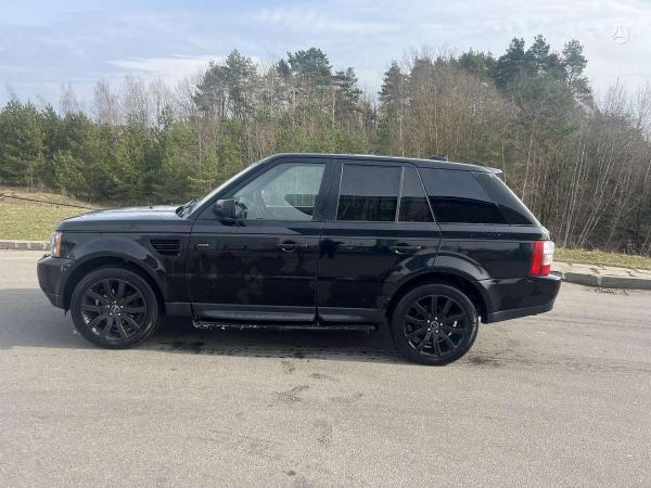 Black Land Rover Range Rover Sport 2006 in Vilnius, with an engine capacity of 2.70 L and mileage of 250 thousand km for 4500 €, photo 6 on AUTOMOTO.COM.LV