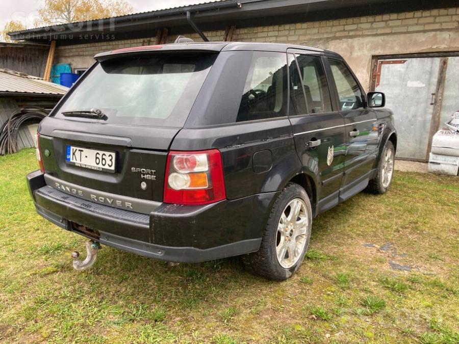 Melns Land Rover Range Rover Sport 2006 Gulbene, ar dzinēja tilpumu 2.70 L un nobraukumu 319 tūkst. km par 2000 €, foto 5 vietnē AUTOMOTO.COM.LV