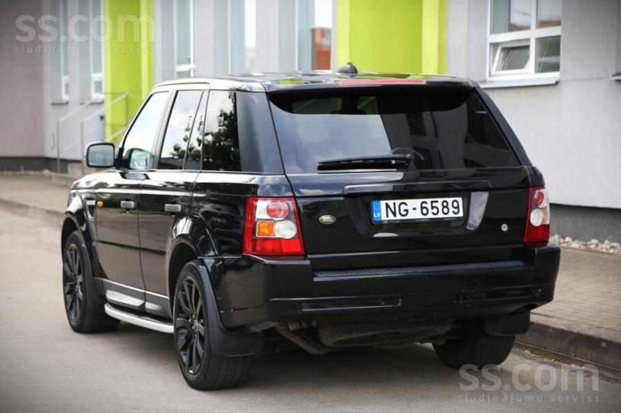 Black Land Rover Range Rover Sport 2007 in Riga, with an engine capacity of 2.70 L and mileage of 0 thousand km for 5995 €, photo 5 on AUTOMOTO.COM.LV