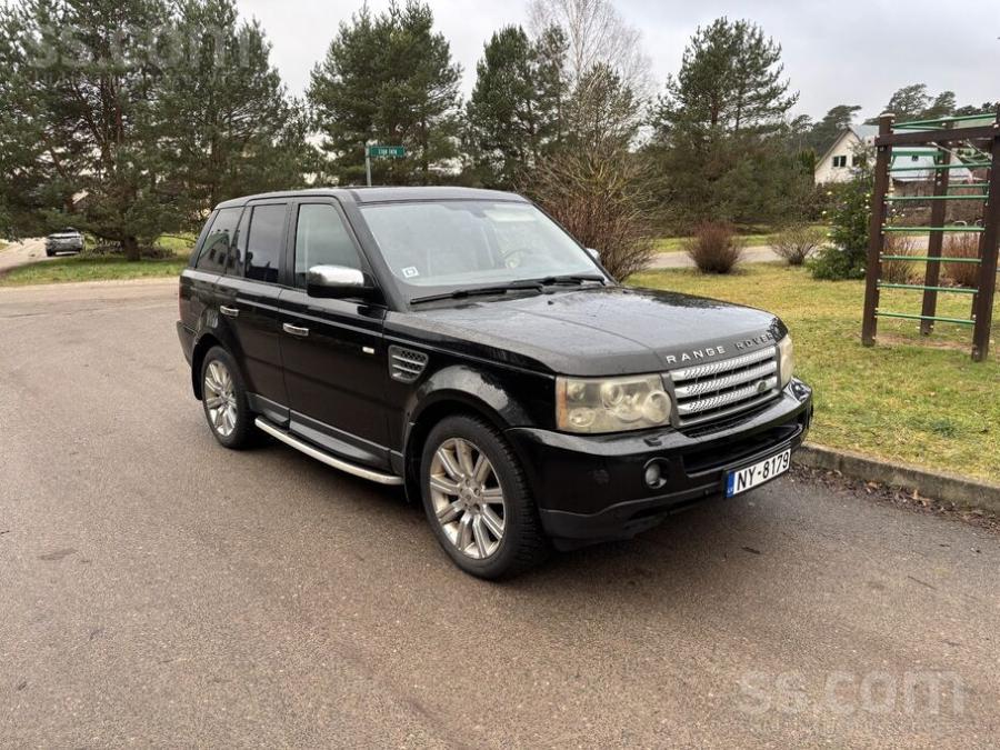 Black Land Rover Range Rover Sport 2007 in Riga, with an engine capacity of 3.60 L and mileage of 320 thousand km for 1500 €, photo 4 on AUTOMOTO.COM.LV