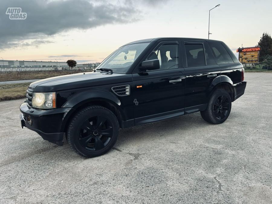 Black Land Rover Range Rover Sport 2007 in Klaipeda, with an engine capacity of 2.70 L and mileage of 311 thousand km for 4999 €, photo 6 on AUTOMOTO.COM.LV