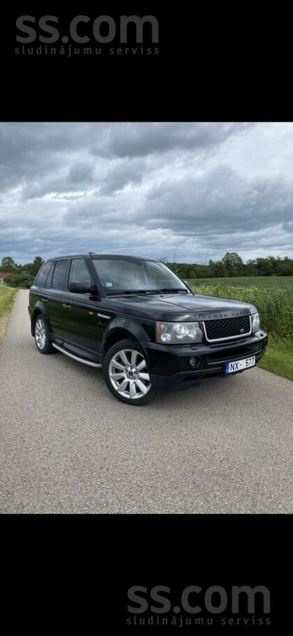 Black Land Rover Range Rover Sport 2007 in Bauska, with an engine capacity of 3.60 L and mileage of 329 thousand km for 5000 €, photo 1 on AUTOMOTO.COM.LV