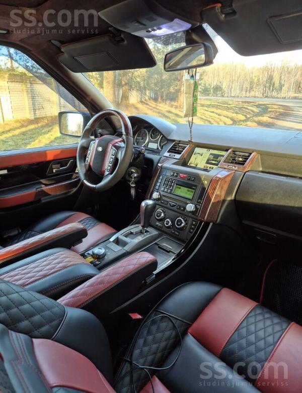 Melns Land Rover Range Rover Sport 2007 Daugavpils, ar dzinēja tilpumu 3.60 L un nobraukumu 333 tūkst. km par 6700 €, foto 6 vietnē AUTOMOTO.COM.LV