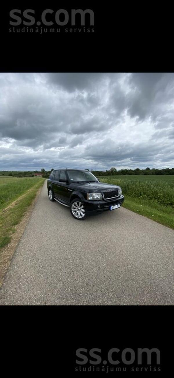 Black Land Rover Range Rover Sport 2007 in Bauska, with an engine capacity of 3.60 L and mileage of 330 thousand km for 3950 €, photo 2 on AUTOMOTO.COM.LV