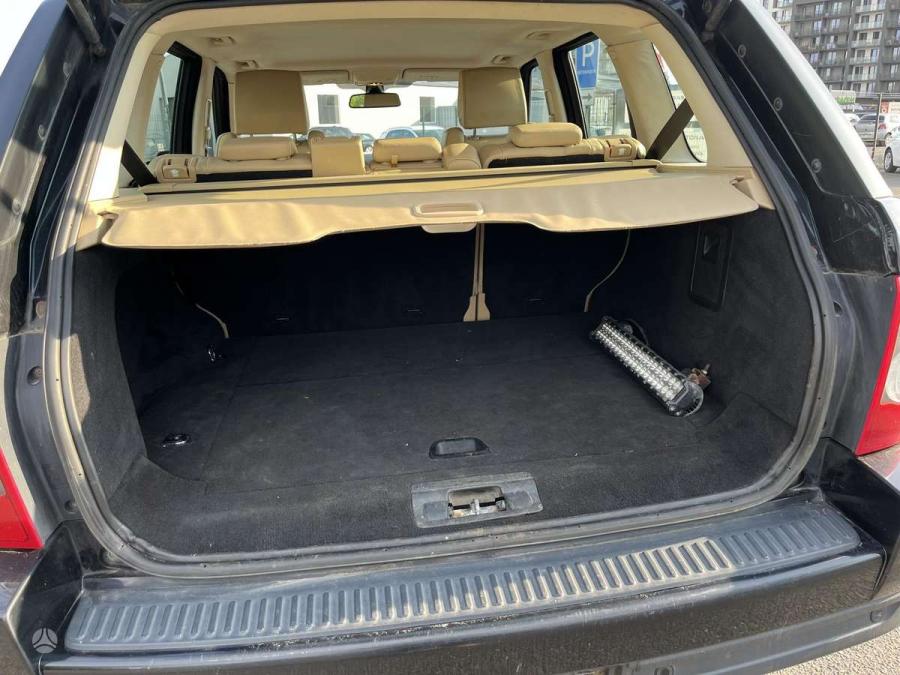 Melns Land Rover Range Rover Sport 2007 Viļņa, ar dzinēja tilpumu 3.63 L un nobraukumu 350 tūkst. km par 3500 €, foto 17 vietnē AUTOMOTO.COM.LV