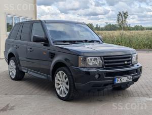 Black Land Rover Range Rover Sport 2007 in Liepaja, with an engine capacity of 2.70 L and mileage of 196 thousand km for 5800 €, photo 3 on AUTOMOTO.COM.LV