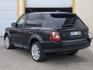 Black Land Rover Range Rover Sport 2007 in Liepaja, with an engine capacity of 2.70 L and mileage of 196 thousand km for 5800 €, photo 4 on AUTOMOTO.COM.LV