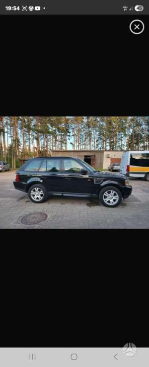Black Land Rover Range Rover Sport 2007 in Vilnius, with an engine capacity of 2.70 L and mileage of 273 thousand km for 3555 €, photo  on AUTOMOTO.COM.LV